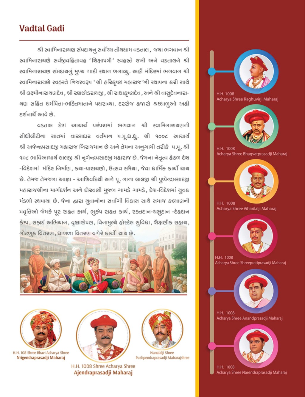 Temple Brochure - Vadtal Dham - Houston, TX USA